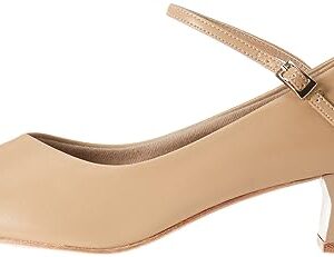 Capezio Women's Medium Cassie Jr. Character Shoe, Caramel, 4.5