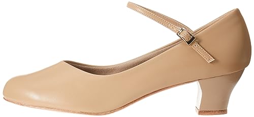 Capezio Women's Medium Cassie Jr. Character Shoe, Caramel, 4.5