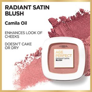 L’Oréal Paris Age Perfect Radiant Satin Blush with Camellia Oil, Peony