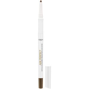 l'oreal paris age perfect satin glide eyeliner with mineral pigments, brown