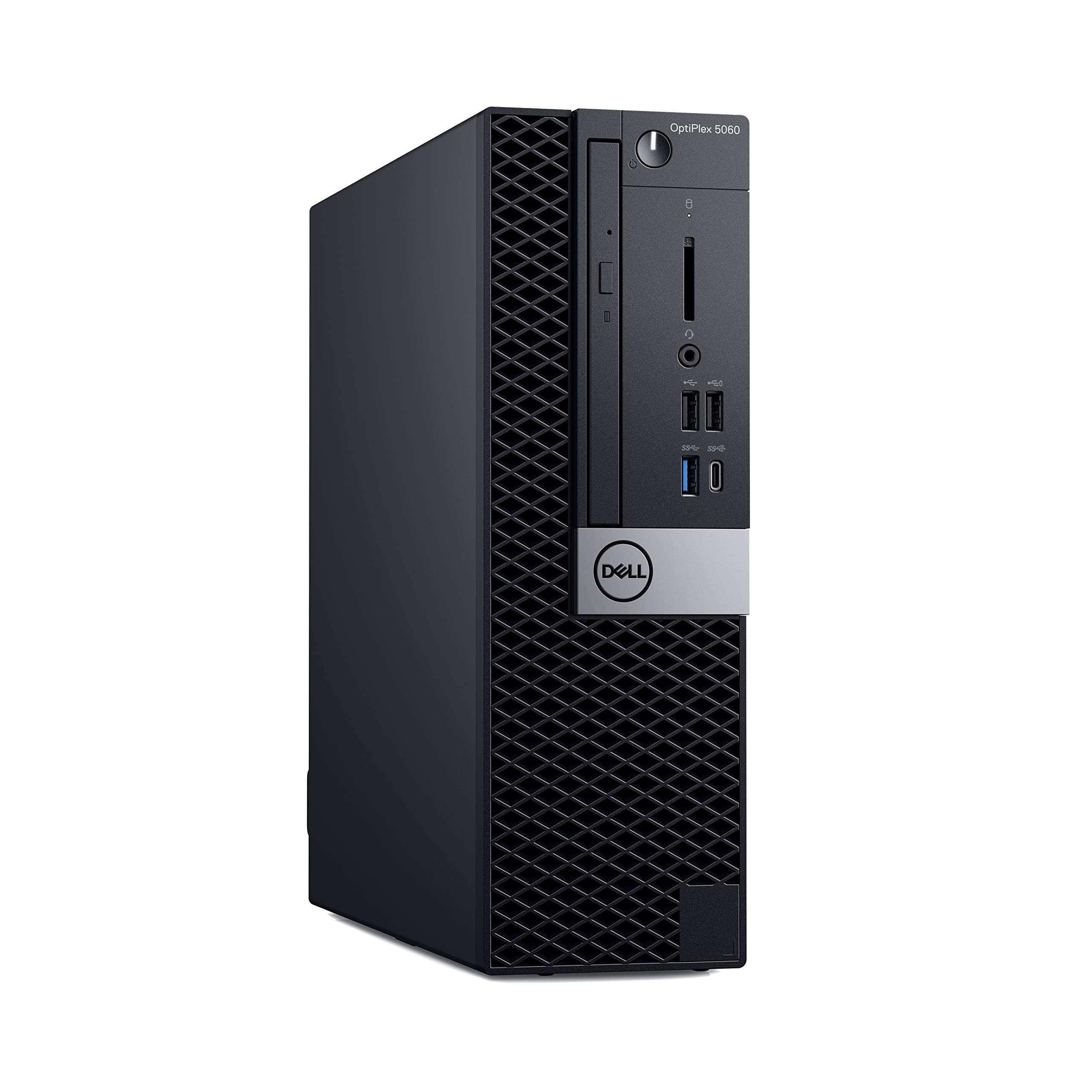 Dell OP5060SFF2WR5F OptiPlex 5060 SFF Desktop Computer with Intel Core i5-8500 3 GHz Hexa-core, 8GB RAM, 256GB SSD (Renewed)