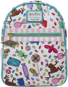 loungefly x harry potter honeydukes candy printed mini backpack (one size, multicolored)