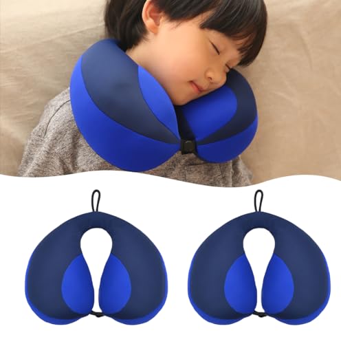 MOOB Kids Travel Pillow,Baby Head Neck & Chin Support U Shape Pillows, Travel Sleeping Essentials, Perfect for Car Airplane