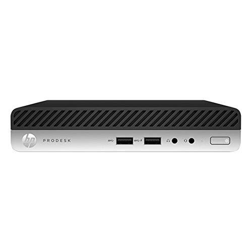 HP ProDesk 400 G4 Mini Desktop Computer, 2.1 GHz Intel Core i5-8500T Six-Core, 8GB RAM, SSD 256GB Windows 10 Pro (4BC39UT#ABA)