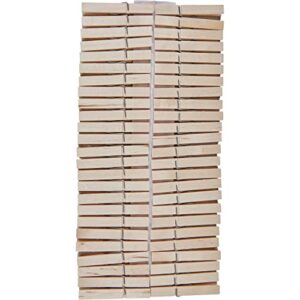 Sorillo Brands-Wooden Clothes Pins, Natural Wood, 50 Pack, 2.9 Inch, Rust Resistant Clothes Pins Wooden, Clothes Pins for Classroom, Clothes Pins for Crafts, Large Clothes Pins Wood