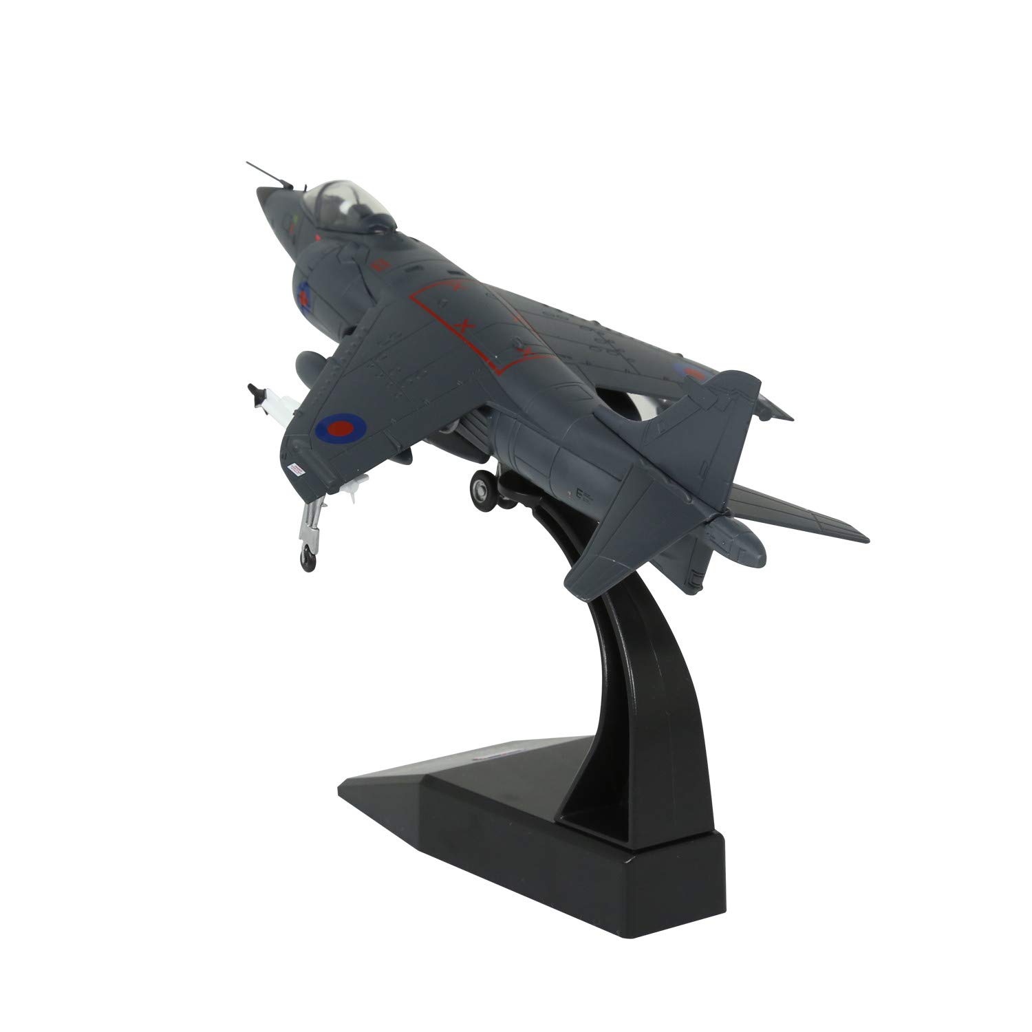 HANGHANG 1/72 Scale United Kingdom Harrier FRSMK1 Attack Plane Metal Fighter Military Model Fairchild Republic Diecast Plane Model