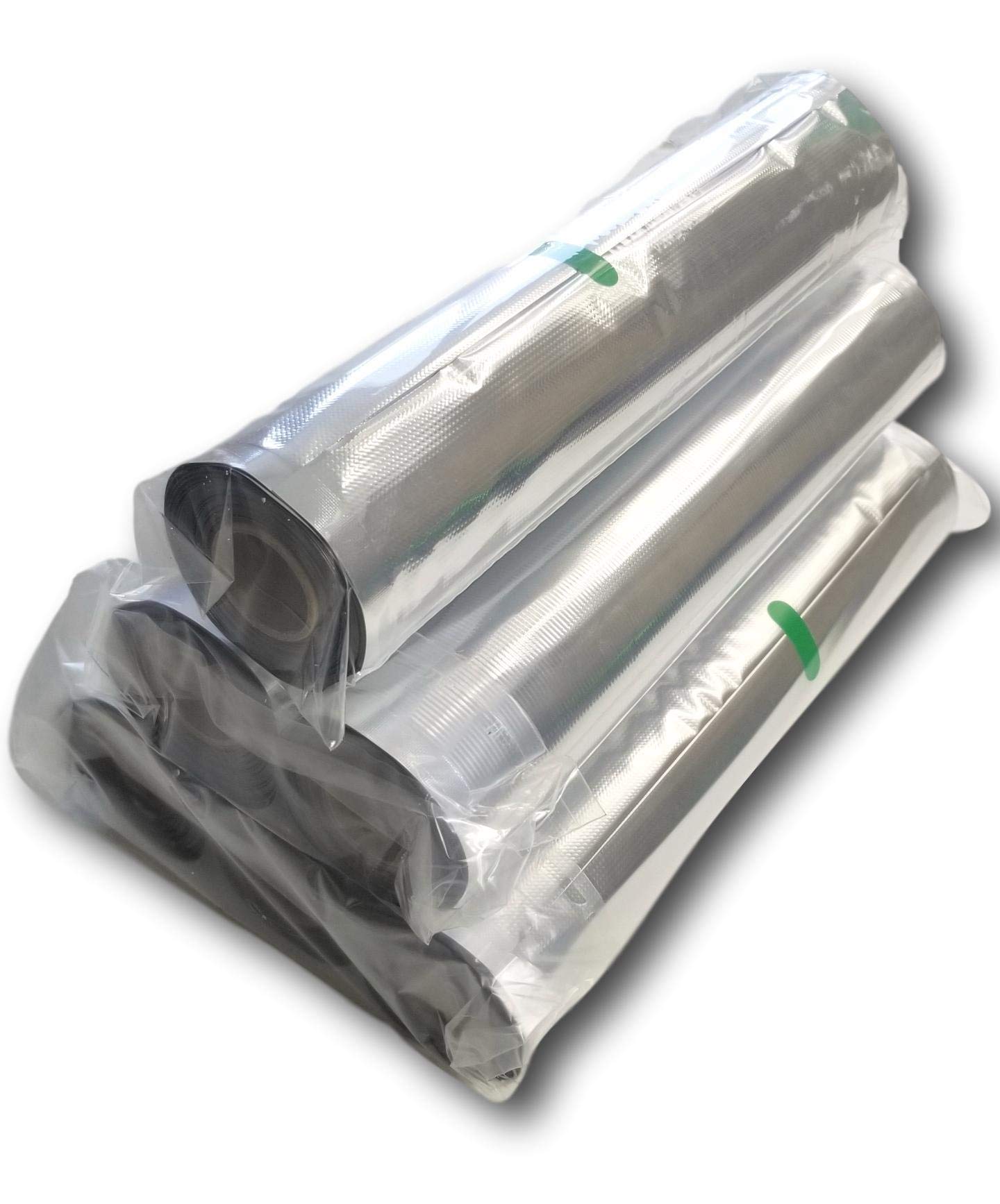 Mylar Vacuum Seal 8"x16' or 11"x16' Rolls | SteelPak Textured/Embossed Aluminum Foil Vacuum/Heat Seal Rolls to Create Custom-Sized Vacuum Sealer Bags (1, 11"x16')