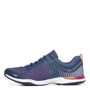 ryka women's graphite training shoe, navy, 8