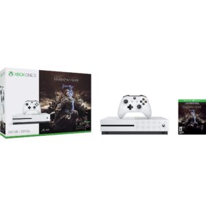 Xbox One S 500GB Console - Shadow of War Bundle [Discontinued] (Renewed)