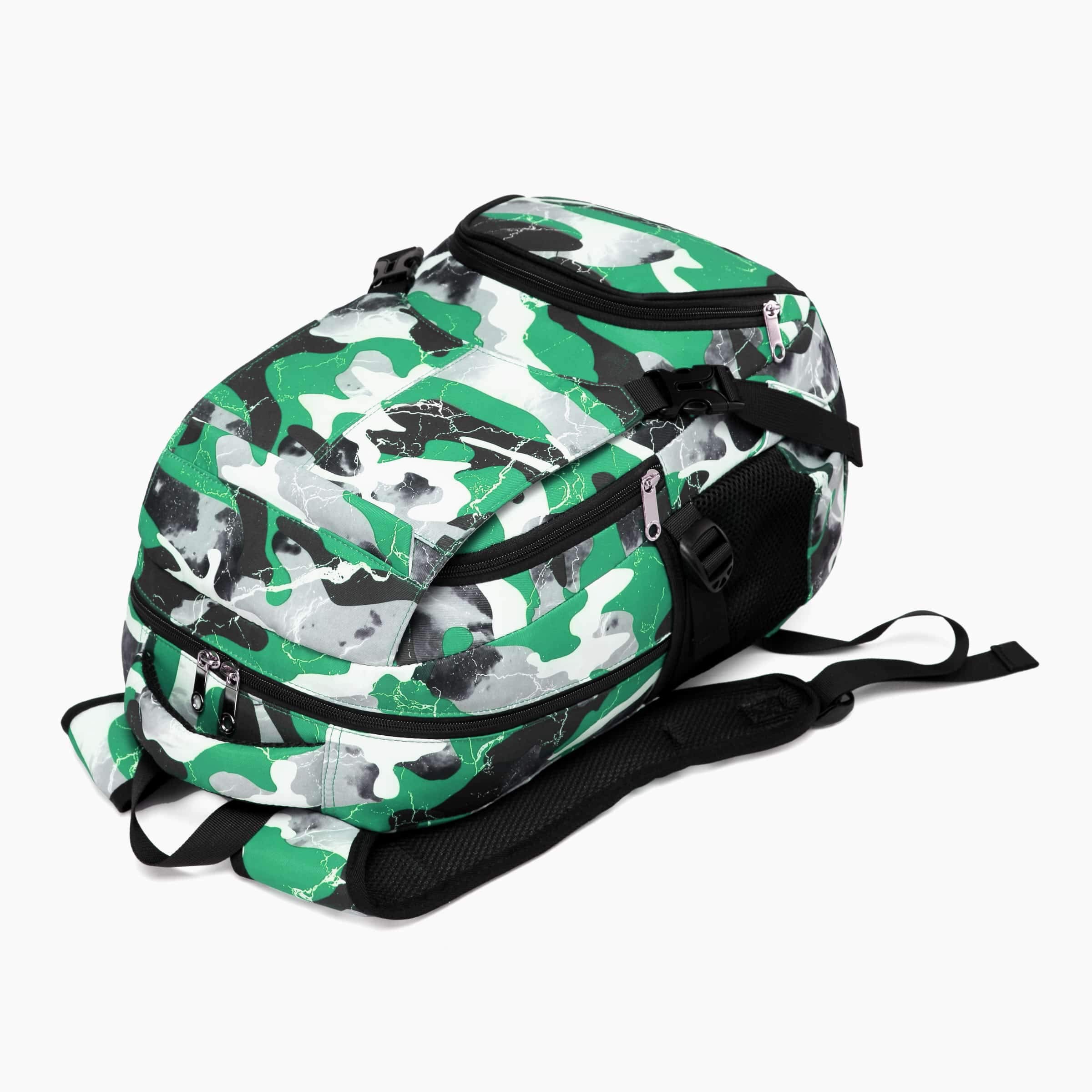 BLUEFAIRY Kids Backpacks for Boys Girls Elementary School Bags Bookbag Kindergarten Primary Secondary (Green Camo)