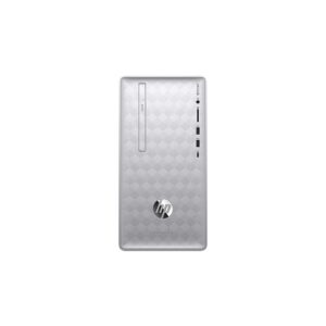 hp pavilion desktop computer, intel core i5-9400, 12gb ram, 1tb hard drive, 256 gb ssd, windows 10 (tp01-0050, silver), natural silver