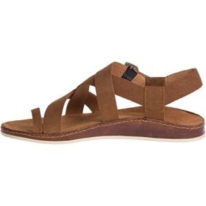 Chaco Women's Wayfarer Loop Sandal, Toffee, 6