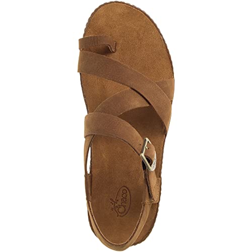 Chaco Women's Wayfarer Loop Sandal, Toffee, 6