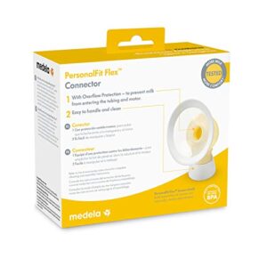 Medela PersonalFit Flex Replacement Connectors, 2 per Pack, Compatible with Freestyle Flex and Pump in Style with MaxFlow Breast Pumps, Authentic Spare Parts