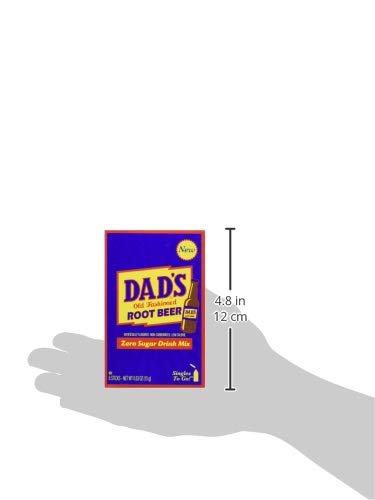 Dad's Old Fashioned Root Beer Singles To Go Sugar Free Powder Drink Mix 6 Sticks Per Box, 12 Boxes (72 Total Sticks)