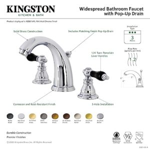 Kingston Brass KB988AKL Duchess Widespread Bathroom Faucet, Brushed Nickel