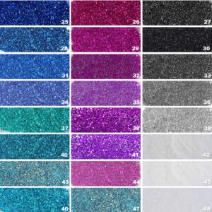 Teenitor 48 Colors Glitter Set, Fine Glitter for Resin, Arts and Craft Supplies Glitter, Festival Glitter Makeup Glitter, Cosmetic Glitter for Body Nail Face Hair Eyeshadow Lip Gloss Making