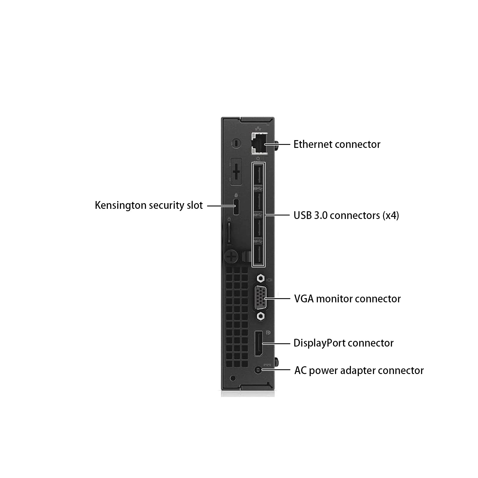 Dell Optiplex 9020 Ultra Small Tiny Desktop Micro Computer PC (Intel Core i5-4570T, 16GB Ram, 1000GB(1TB) Solid State SSD, WiFi, Bluetooth, HDMI Win 10 Pro (Renewed)