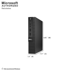 Dell Optiplex 9020 Ultra Small Tiny Desktop Micro Computer PC (Intel Core i5-4570T, 16GB Ram, 1000GB(1TB) Solid State SSD, WiFi, Bluetooth, HDMI Win 10 Pro (Renewed)