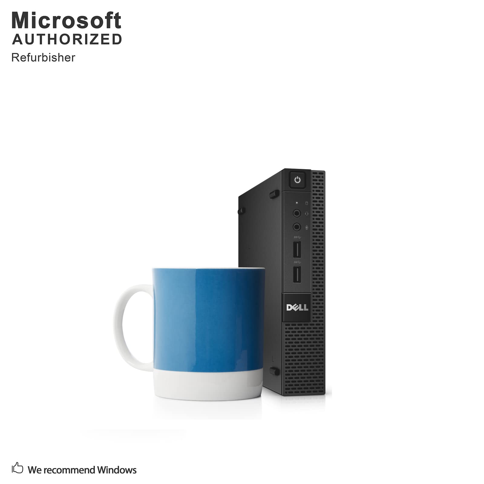 Dell Optiplex 9020 Ultra Small Tiny Desktop Micro Computer PC (Intel Core i5-4570T, 16GB Ram, 1000GB(1TB) Solid State SSD, WiFi, Bluetooth, HDMI Win 10 Pro (Renewed)