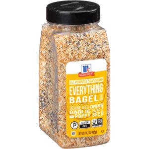 mccormick everything bagel all purpose seasoning, 14.3 oz