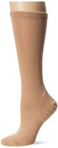 bloch women's blochsox ballet flat, sand knit, 7.5-9.5