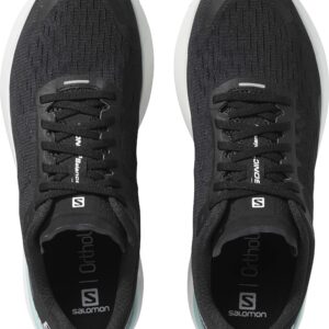 Salomon Women's Sonic 3 Balance Road Running Shoes for Men, Black/White/Quiet Shade, 12