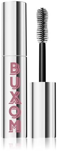 BUXOM Xtrovert Mascara, Lengthening & Lifting Mascara for Lash Volume, Lift & Length, 12HR Wear, Clump-Free, Smudge-Proof, Black