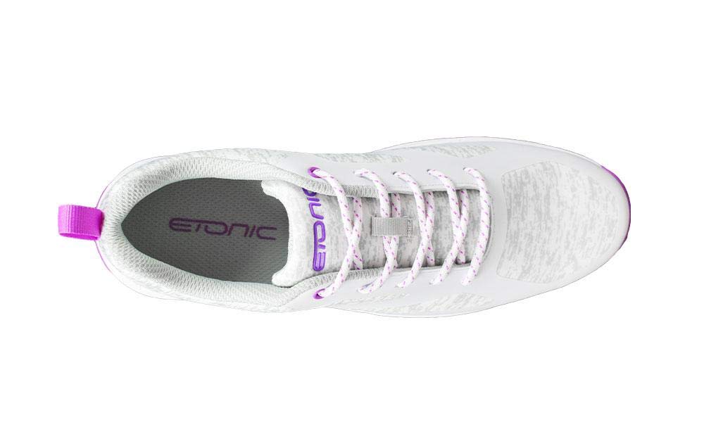 Etonic Ladies Stabilizer Sport 2.0 Golf Shoes White/Gray Size 6 Medium