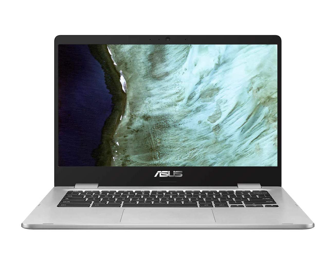 ASUS Chromebook Laptop- 15.6" HD Anti-Glare NanoEdge-Display, Intel Dual Core Celeron N3350-Processor, 4GB-RAM, 64GB eMMC, 180 Degree-Hinge, Chrome OS- C523NA-BCLN6 Silver