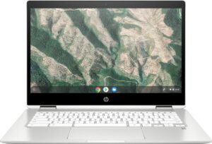 hp chromebook x360-14" hd touch - pentium silver n5000-4gb - 64gb emmc - silver white