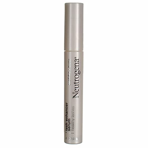 Neutrogena Healthy Lashes Lash Enhancer Serum Formulated with Biotin & Peptides; Nourishing & Conditioning Serum to Enhance the Look of Lashes, 0.08 oz White