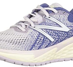 New Balance Women's Fresh Foam Evare V1 Running Shoe, Thistle/Magnetic Blue, 8