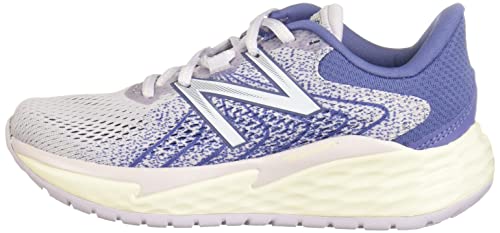 New Balance Women's Fresh Foam Evare V1 Running Shoe, Thistle/Magnetic Blue, 8