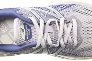 New Balance Women's Fresh Foam Evare V1 Running Shoe, Thistle/Magnetic Blue, 8