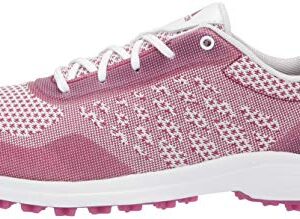 adidas Women's FX4060 Golf Shoe, FTWR White/Power Berry/FTWR White, 6