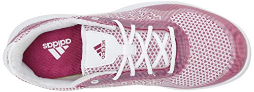 adidas Women's FX4060 Golf Shoe, FTWR White/Power Berry/FTWR White, 6