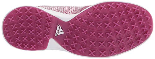 adidas Women's FX4060 Golf Shoe, FTWR White/Power Berry/FTWR White, 6