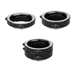 jjc rf mount auto focus macro extension tube ring set for canon eos r r3 r5 r6 mark ii r6 r7 r8 r10 r50 rp r100 mirrorless camera and canon rf mount lenses, great tool for macro photography