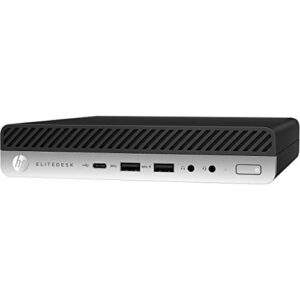 hp premium elitedesk 800 g3 business mini desktop performance pc - intel quad-core i5-7500t, 16gb ddr4, 256gb ssd, usb type-c, displayport, gigabit ethernet, windows 10 professional (renewed)