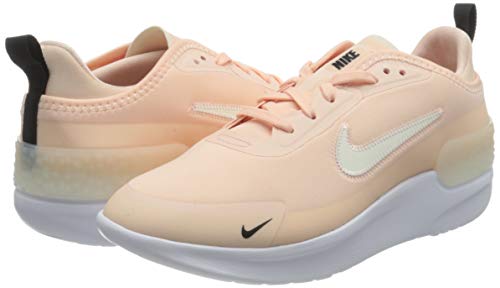 Nike Women's Running Shoe, Washed Coral Pale Ivory Black White, 8.5