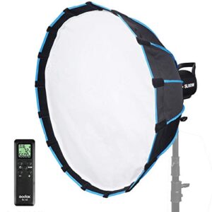 godox sl60w kit with soft box softbox (special design for sl-60w) 5600k studio continuous led video light lamp 5600k bowens mount for video recording,wedding,outdoor shooting