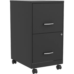 llr00061 - lorell soho file/file 2-drawer mobile file cabinet