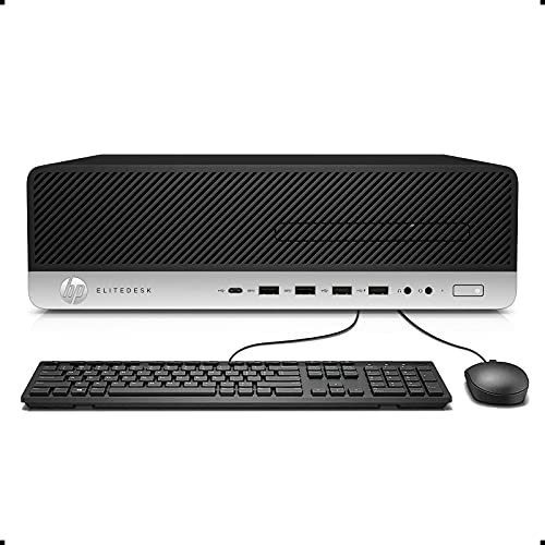 HP EliteDesk 800 G3 Small Form Factor PC, Intel Core Quad i5 6500 up to 3.6 GHz, 16GB DDR4, 1TB SSD, WiFi, BT 4.0, VGA, DP, Win 10 Pro 64-Multi-Language Support English/Spanish/French(Renewed)