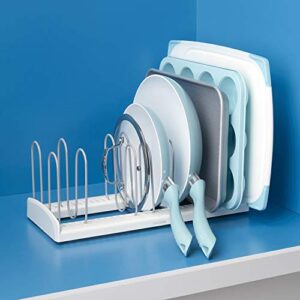 YouCopia Pan and Lid Rack Extra Wire Dividers, Gray