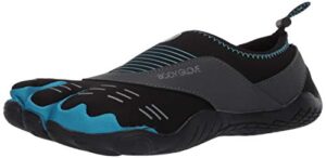 body glove womens water shoe, black/poolside azure, 8 us