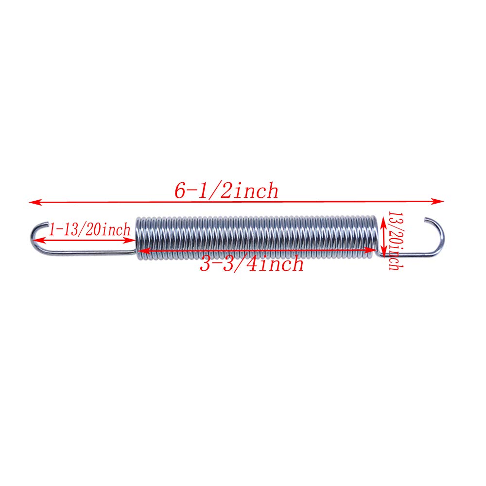 Yoogu 6-1/2inch (Pack of 2) Replacement Recliner Sofa Chair Mechanism Tension Springs