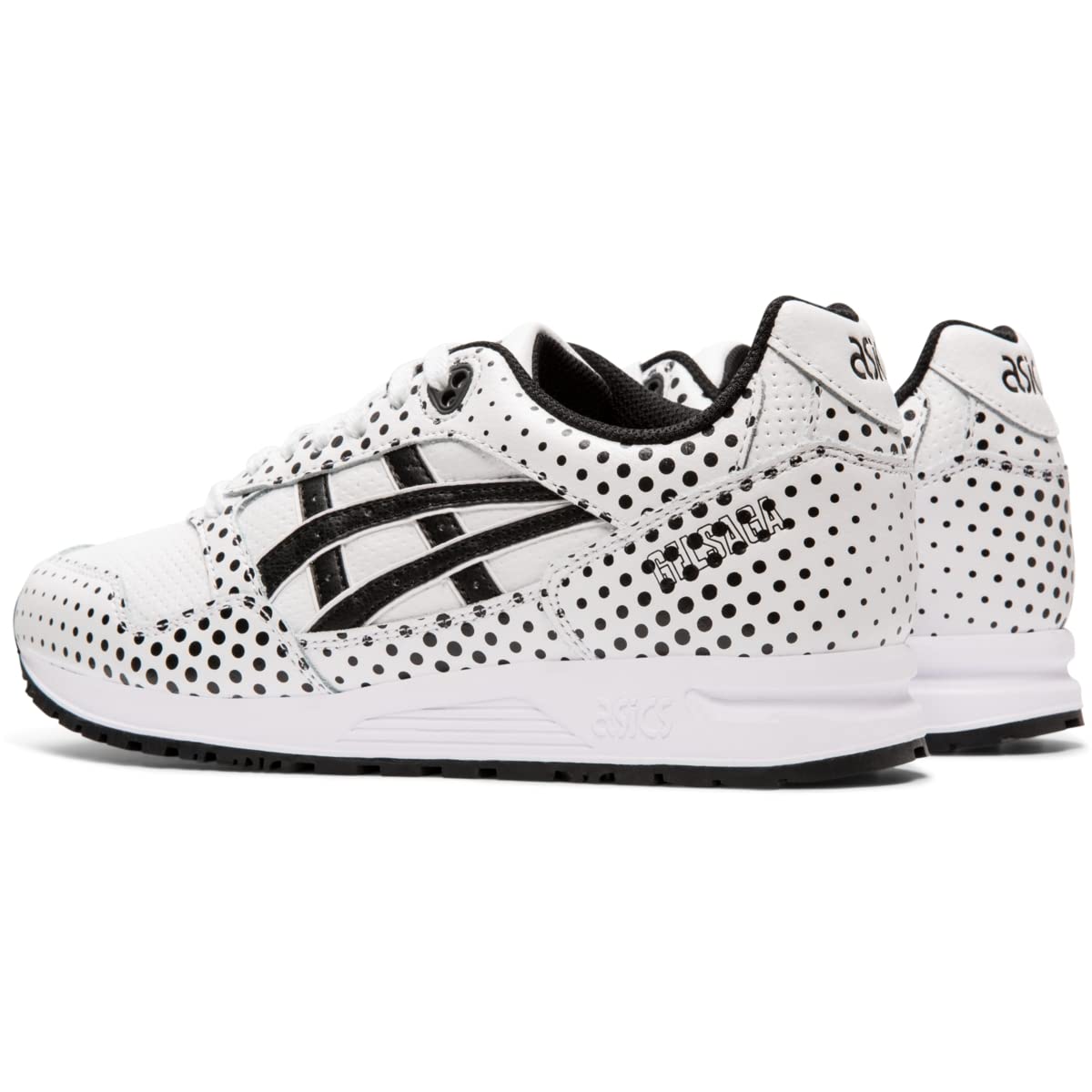 ASICS Tiger Women's Gel-Saga Shoes, 7.5, White/Black