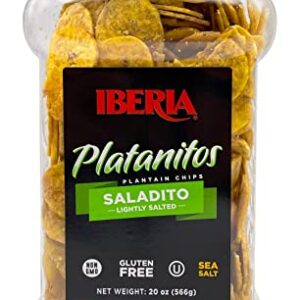 Iberia Saladito Lightly Salted Plantain Chips , 20 Oz.