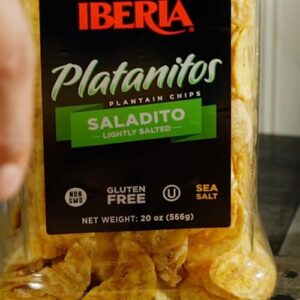 Iberia Saladito Lightly Salted Plantain Chips , 20 Oz.